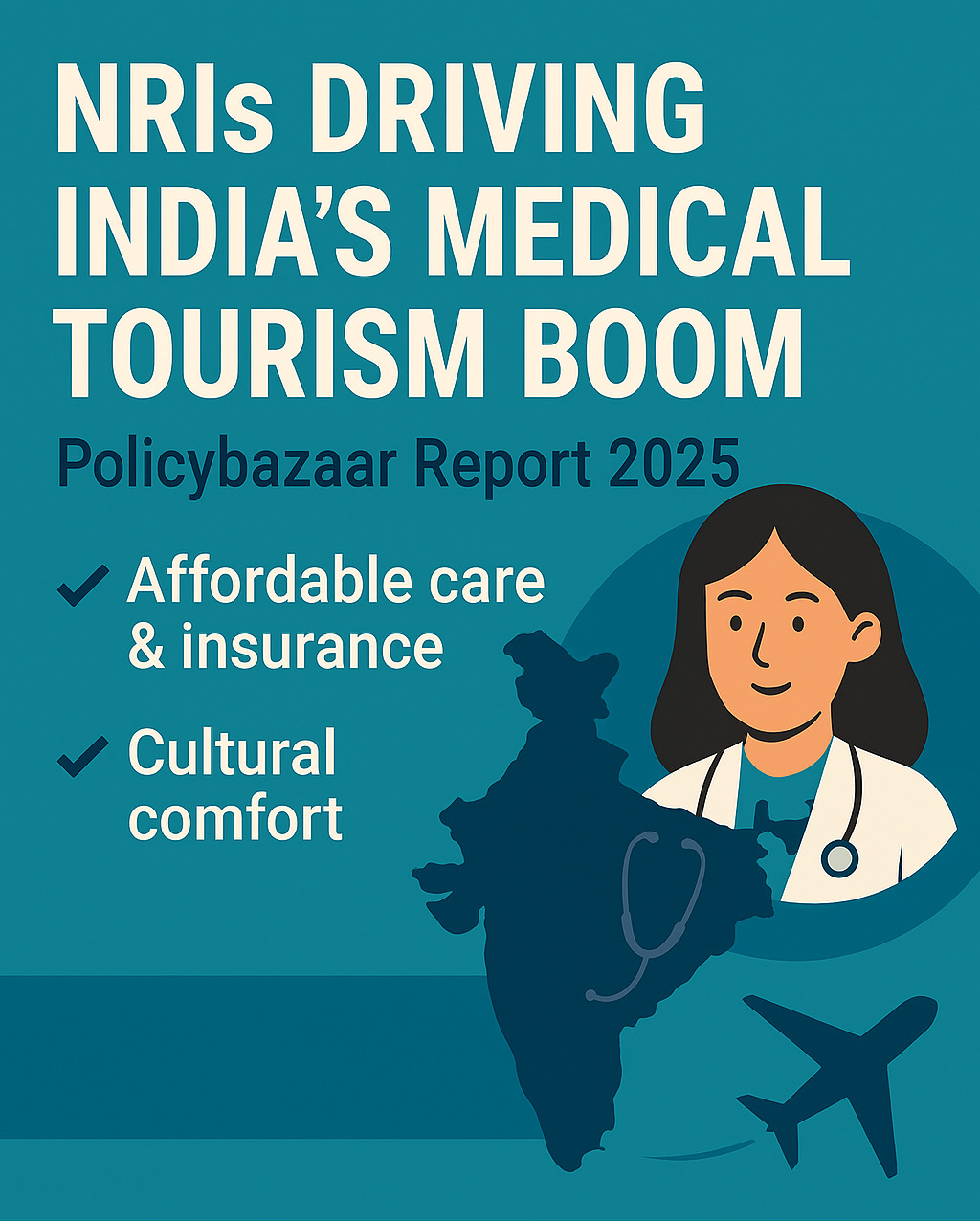 NRIs Driving India’s Medical Tourism Boom | PolicyBazaar Report 2025
